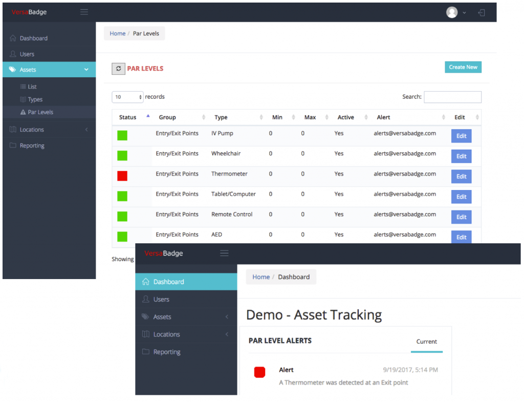 VersaBadge Asset Tracking - Collateral Opportunities