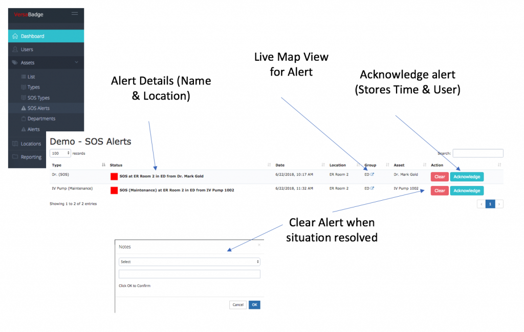 VersaBadge Staff Duress Alerting - Collateral Opportunities